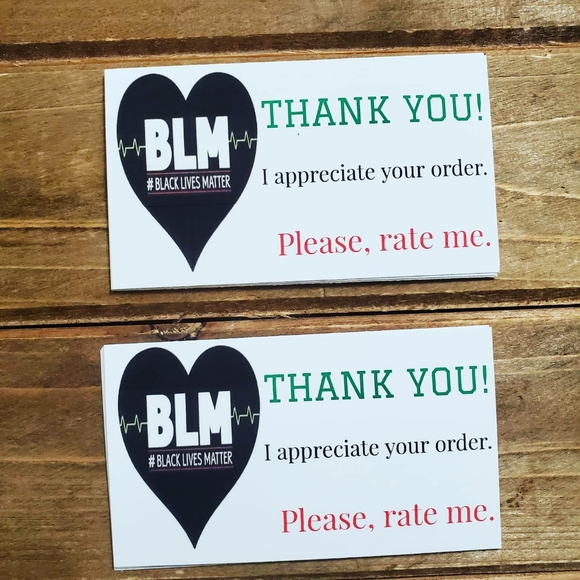 Office | Thank You Cards Business Card Size3x2 Inch Cards | Poshmark